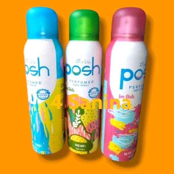 Jual Posh body spray cewek 150 ml/posh perfumed | Shopee Indonesia