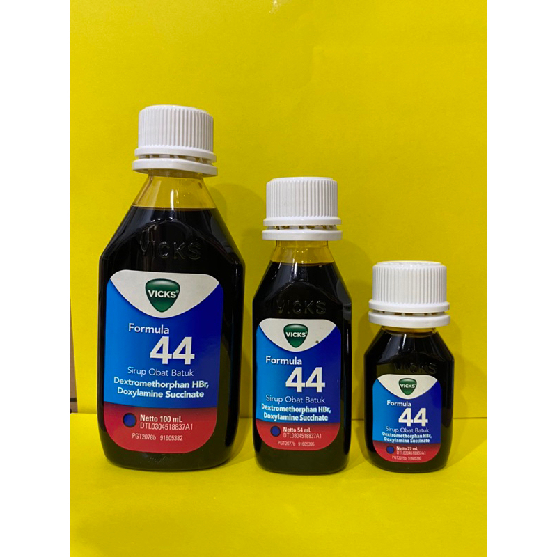 Jual Vicks Formula 44 Dewasa 100ml 54ml 27ml | Shopee Indonesia
