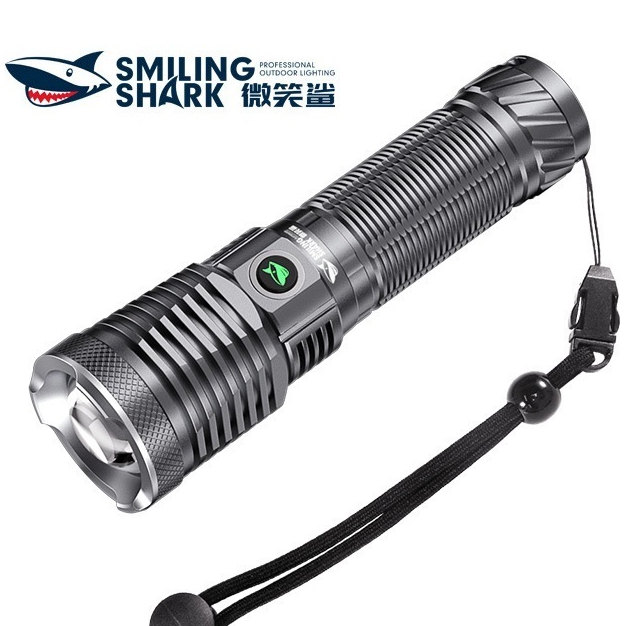 Jual SENTER LED P100 SMILING SHARK SD5215 SUPER TERANG BISA ZOOM ...