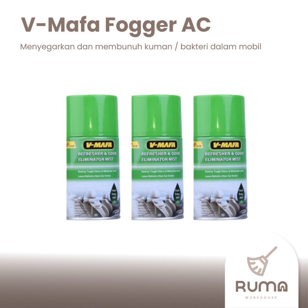 Jual V Mafa Fogger AC Cleaner Mobil Odor Eliminator Anti Virus Zone Air ...