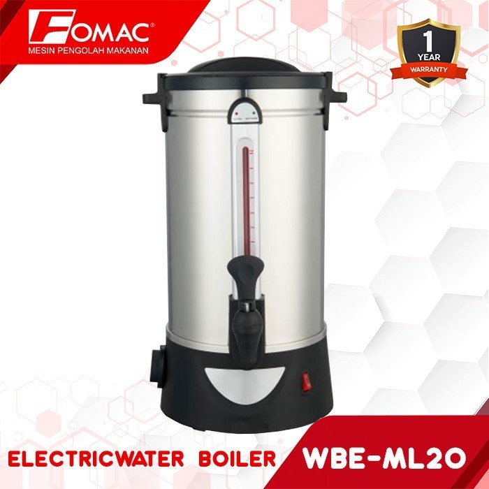 Jual FOMAC Electric Water Boiler 20L WBE-ML20 / Pemanas Air FOMAC 20 ...