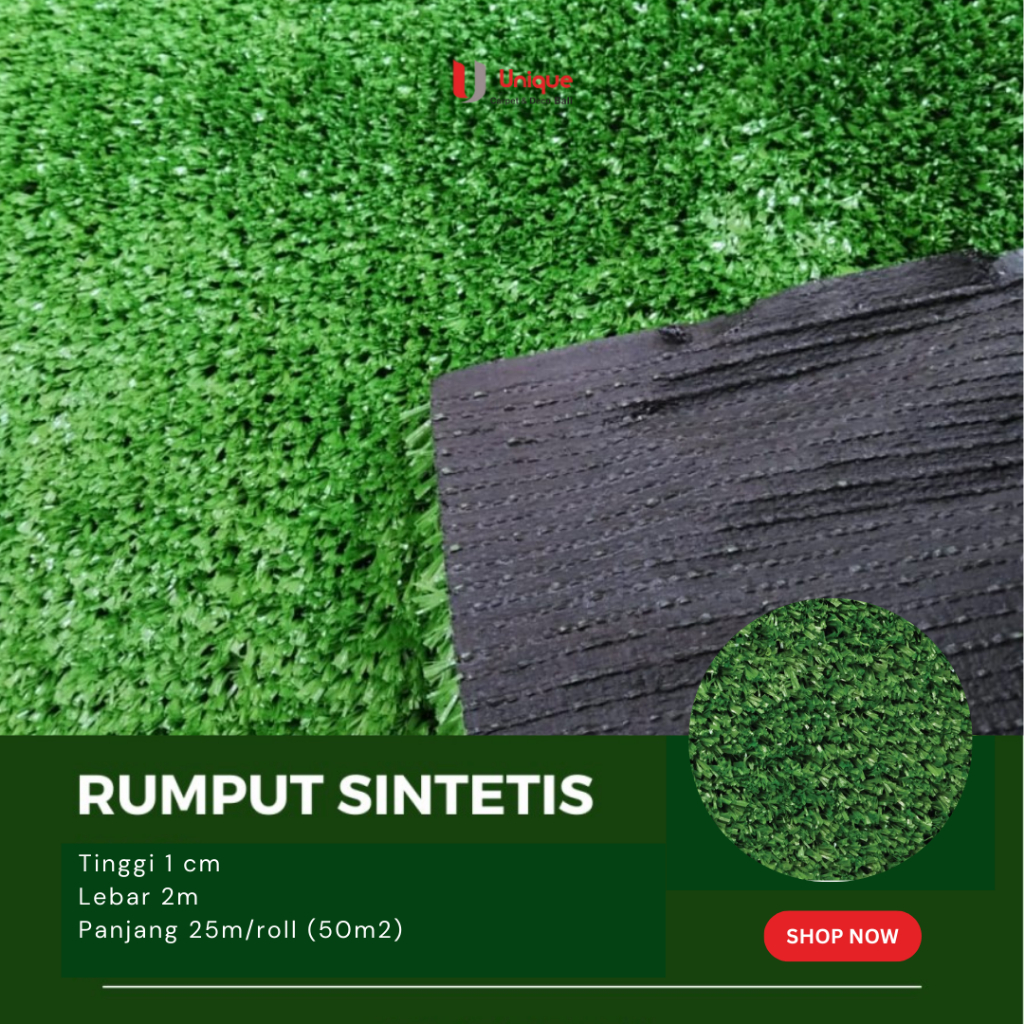 Jual Rumput sintetis tebal 10mm / rumput sintetis lapangan golf 1 cm ...