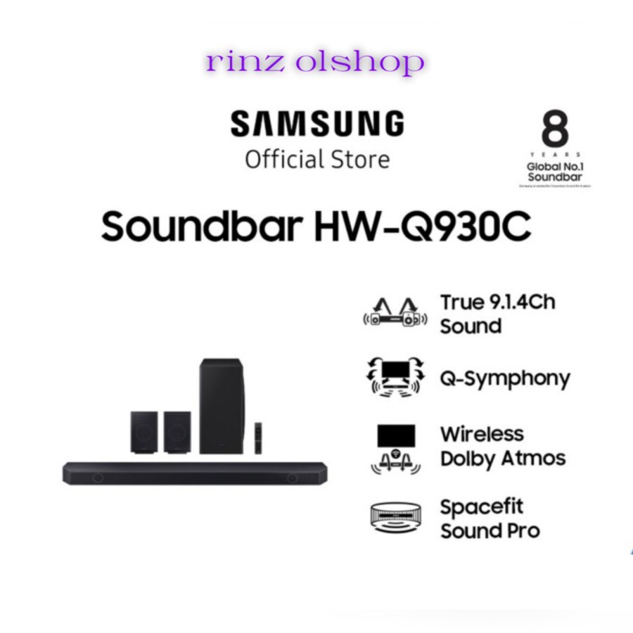 Jual SAMSUNG HW-Q930C Soundbar w/ Wireless Dolby Atmos & DTS:X 9.1.4ch ...
