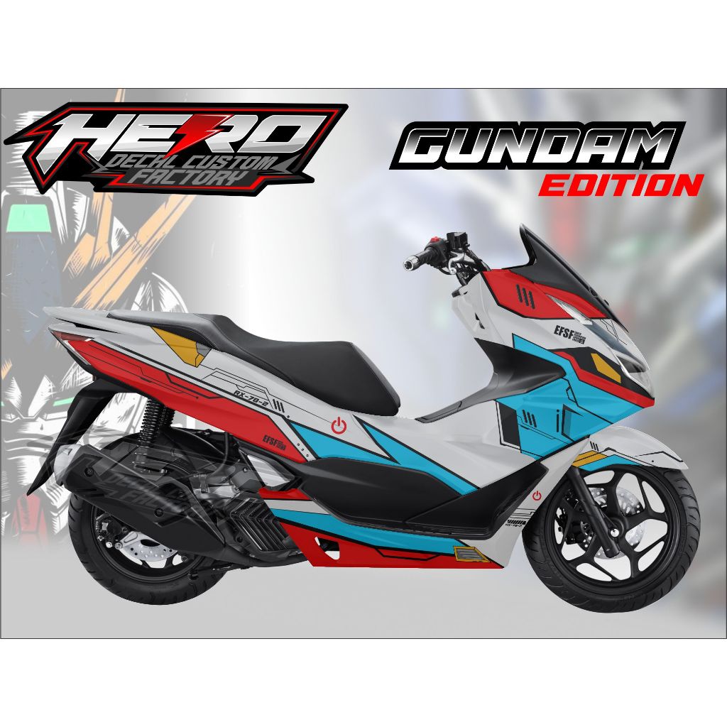 Jual TERBARU DECAL PCX GUNDAM EDITION - STICKER PCX GUNDAM EDITION ...