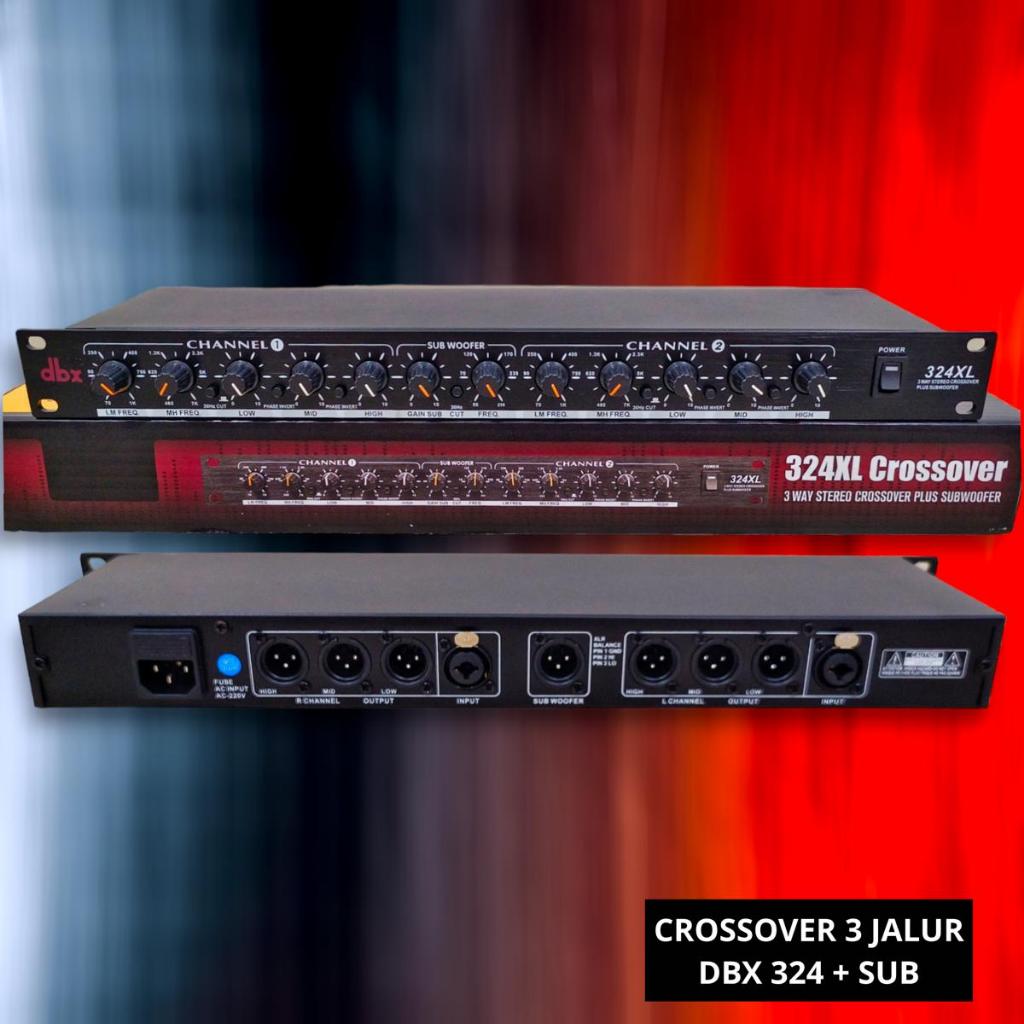 Jual Crossover Aktif 3 Way DBX 324 Plus Subwoofer 324XL XL Stereo 3 Jalur | Shopee Indonesia