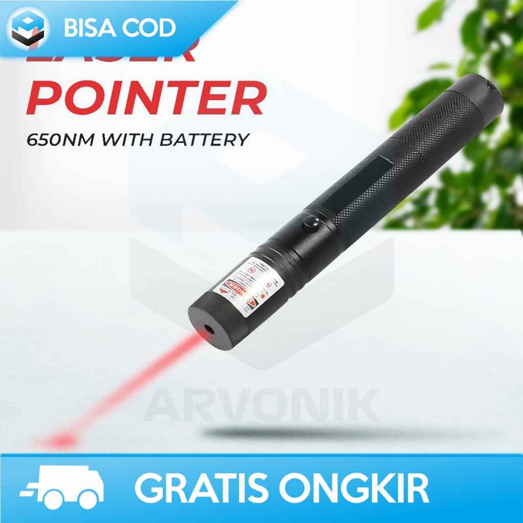 Jual POINTER PEN PRESENTASI RED BEAM 1MW 650NM RECHARGEABLE N37 BATERY ...