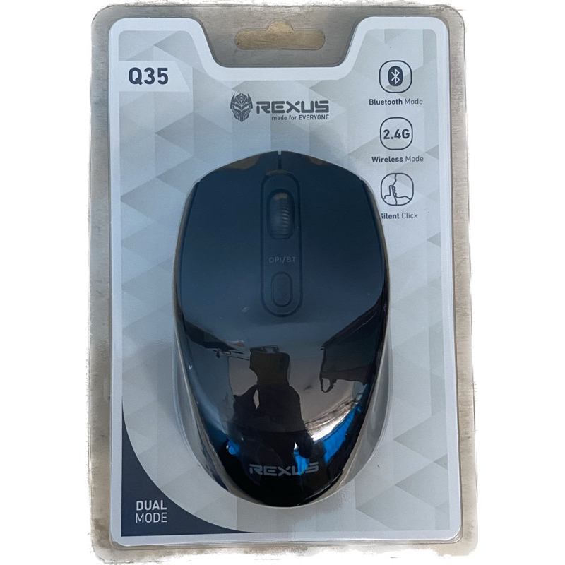Jual Rexus Mouse Wireless + Bluetooth Office Q35 Silent Click Q35 ...