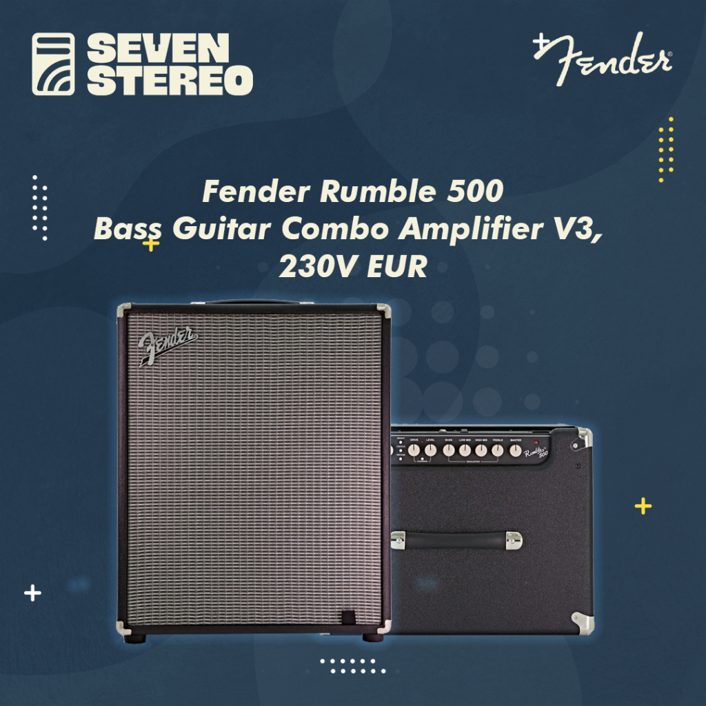 Jual Fender Rumble 500 Bass Guitar Combo Amplifier V3 | Shopee Indonesia