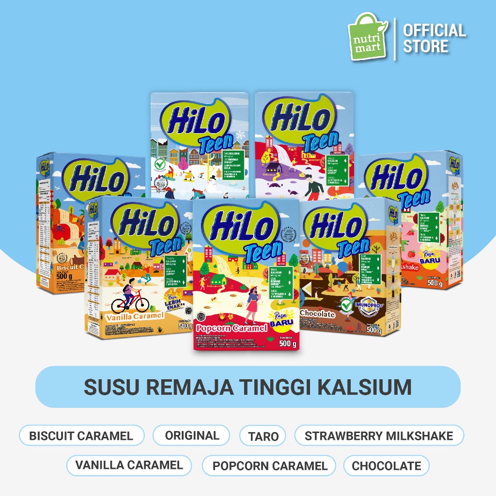 Jual HiLo Teen 500g - Susu Tinggi Kalsium Lebih Rendah Lemak - Pilih ...