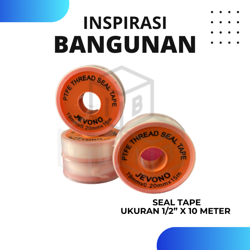 Jual Seal tape jumbo / isolasi kran jumbo ukuran 19mm x 15 meter ...