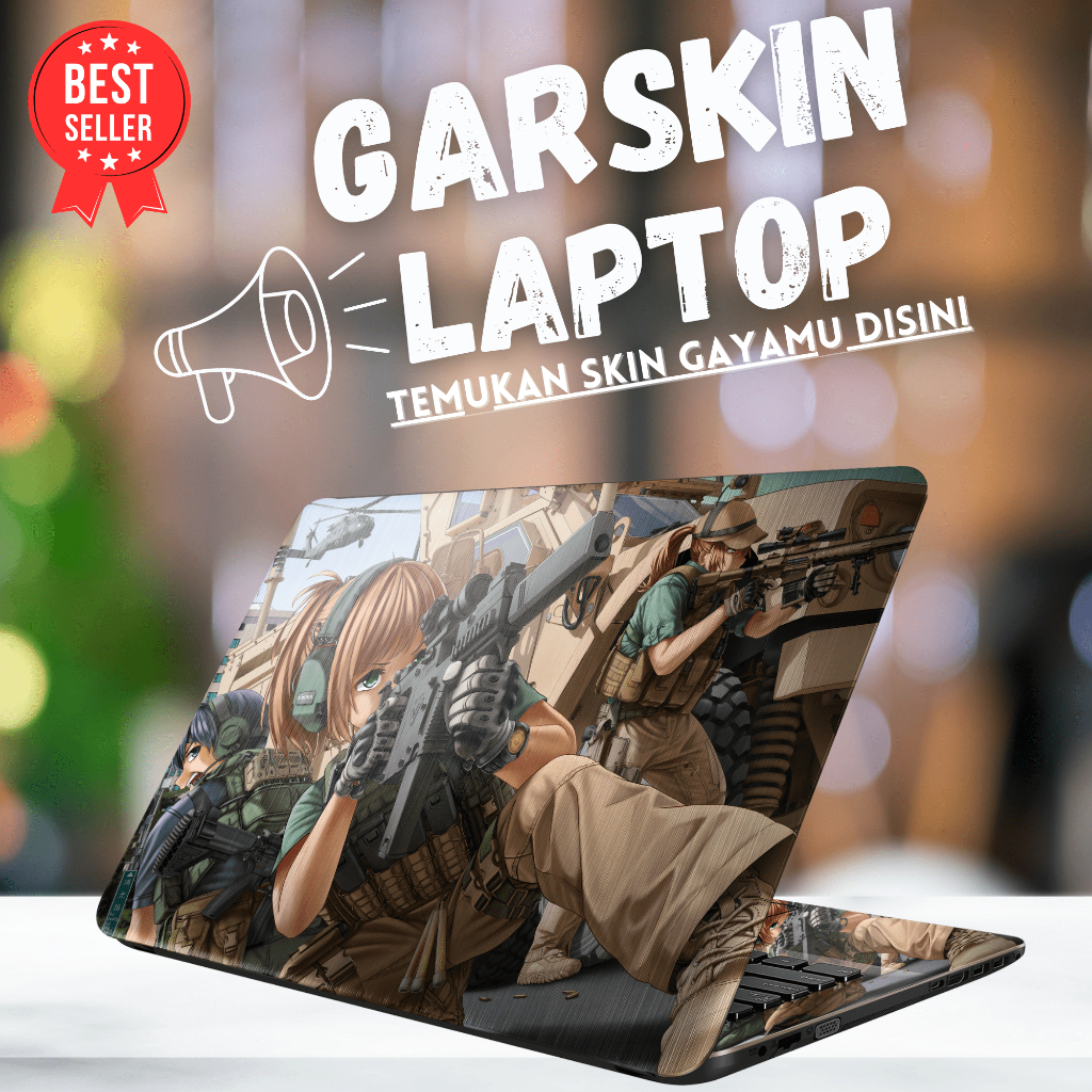 Jual Garskin/Sticker Cover Laptop Motif Anime Soldier Series | Shopee ...