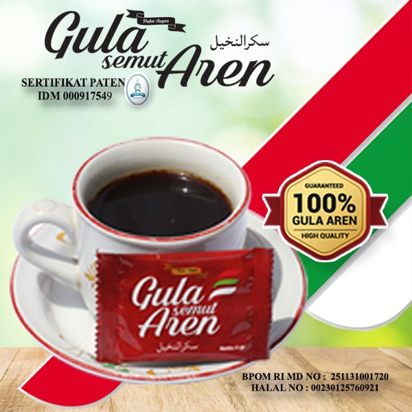 Jual Pondok Aren Gula Aren Sachet Stick Bubuk Asli Murni 100% Organik ...