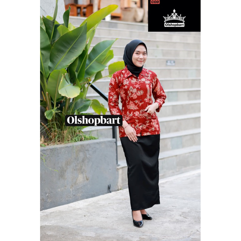 Jual Baju dwp persatuan lapis furing / batik dwp darma wanita persatuan ...