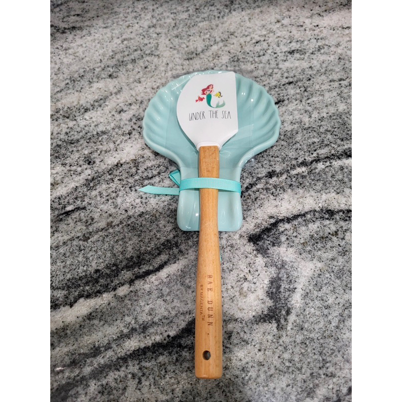 Jual Rae Dunn " Under The Sea" Little Mermaid Spatula & Shell Spoon ...
