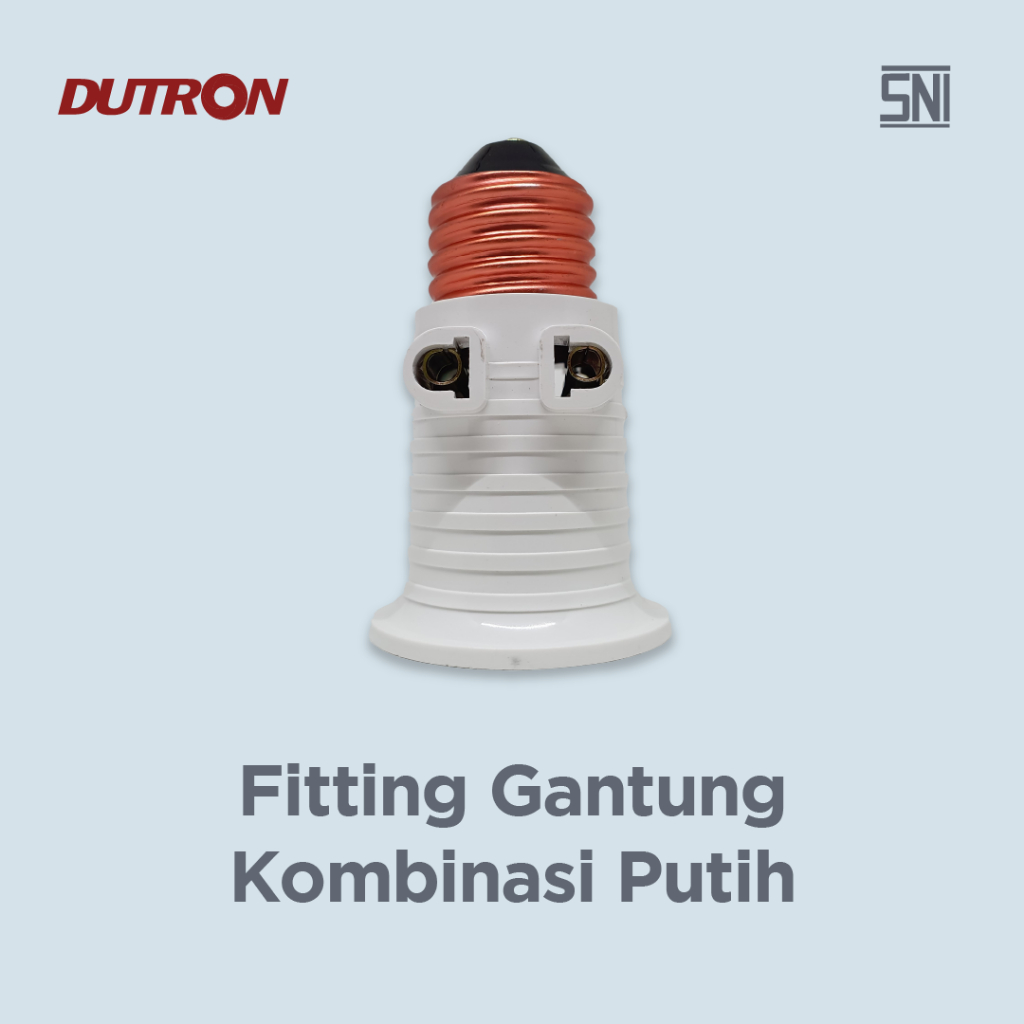 Jual DUTRON Fitting Gantung Kombinasi Putih | Shopee Indonesia
