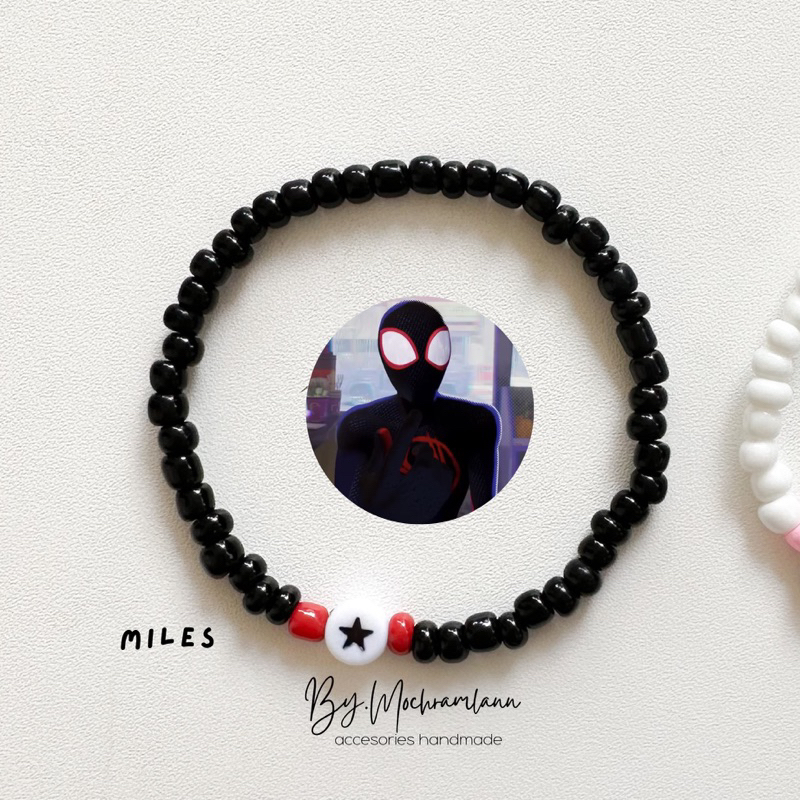 Jual Gelang Couple Spiderman Miles Morales & Gwen Stacy | Spiderman ...