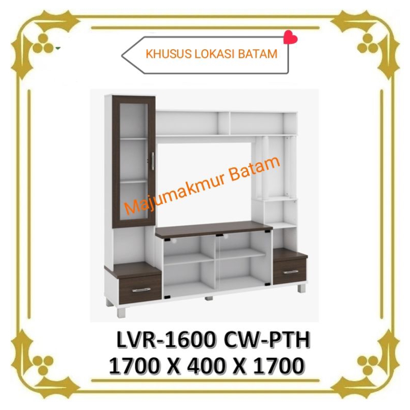Jual BUFFET TV / LEMARI TV RUANG TAMU / RAK TV LVR-1600 CW-PTH UKURAN ...