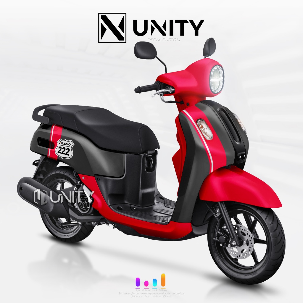 Jual Decal FAZZIO Stiker Fullbody STYLISH YAMAHA FAZZIO 2022-2023 ...
