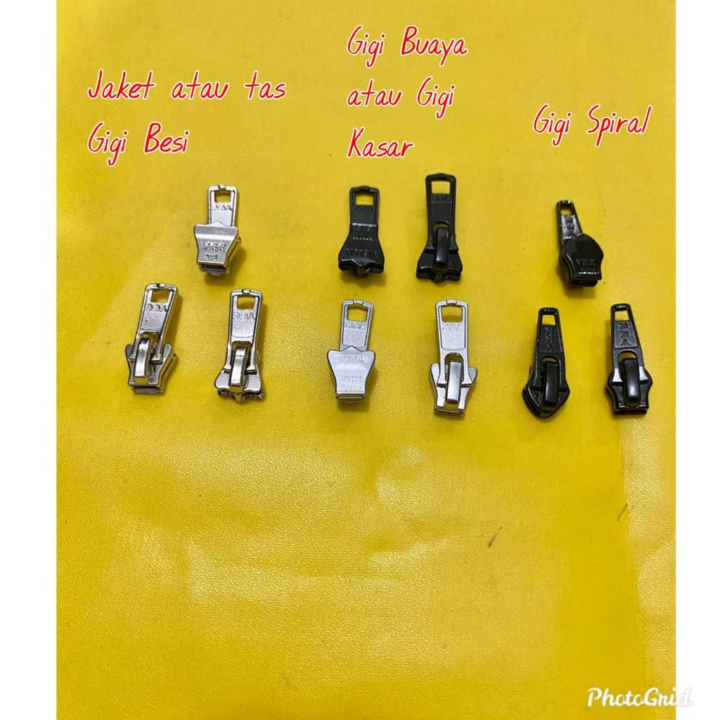 Jual Kepala Resleting Jaket Zipper Head Kepala Zipper YEE Vislon No 5 ...