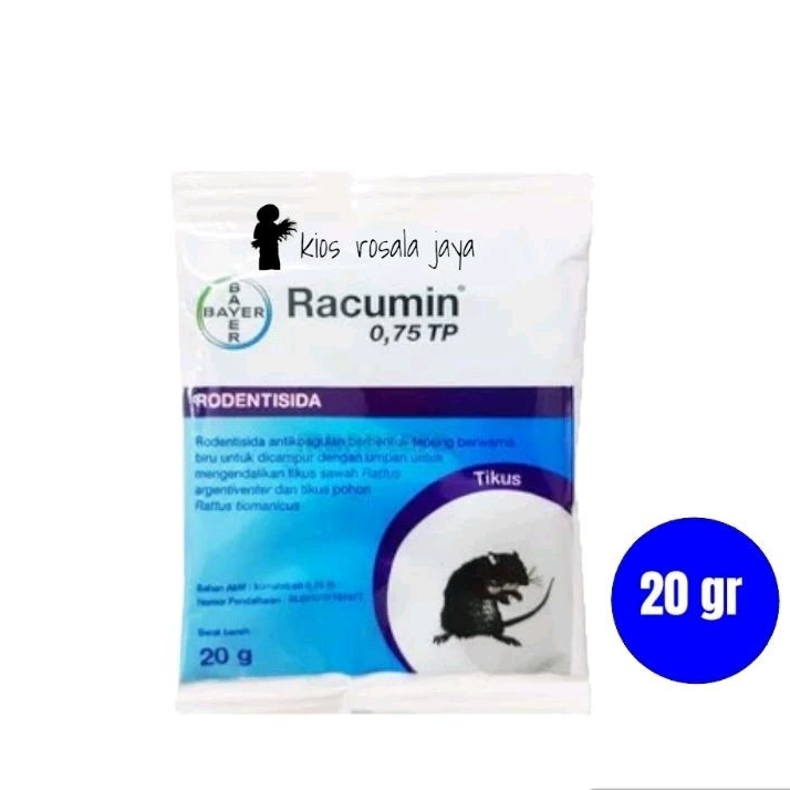 Jual Rodentisida RACUMIN 0,75 TP 20 gram | Shopee Indonesia