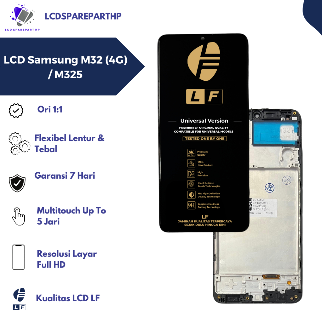 Jual LCD SAMSUNG M32 4G / M325 FULLSET TOUCHSCREEN | Shopee Indonesia