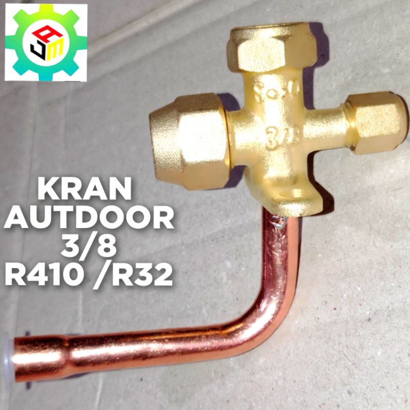 Jual KRAN VALVE KRAN OUTDOOR AC 3/8 R410/R32 | Shopee Indonesia