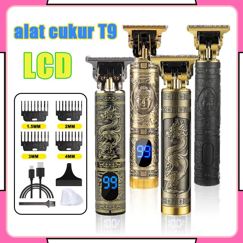 Jual Alat Cukur Elektrik Hair Clipper Trimmer T9 / Cukuran Vintage T9 Alat Cukur Hair Clipper ...