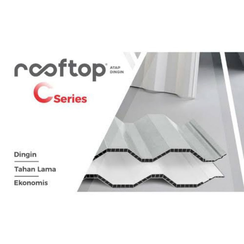 Jual ATAP DINGIN UPVC ROOFTOP TIPE C-SERIES | Shopee Indonesia