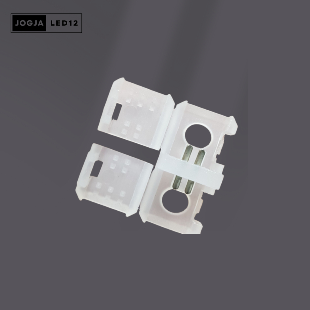 Jual Sambungan Konektor Lampu Strip 220V / Konektor Led Strip Jepit ...