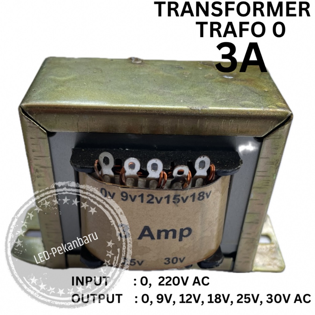 Jual TRAFO 3A NOL 0 9V 12V 15V 18V 25V 30V TRAVO TRONIC 3 A AMPER 9 12 15 V | Shopee Indonesia