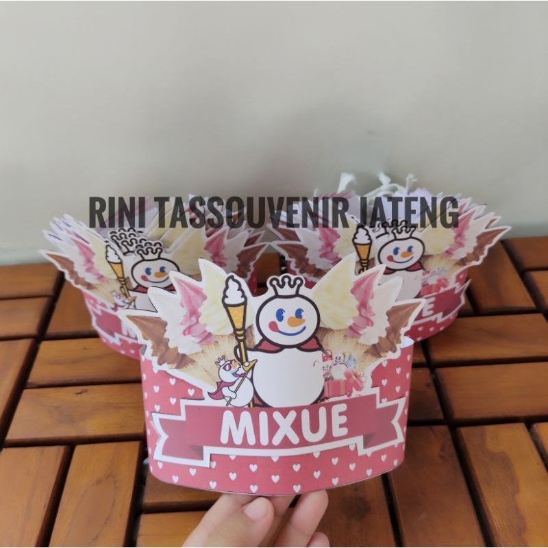Jual topi ulang tahun anak custom gambar paket topi dan undangan ultah ...