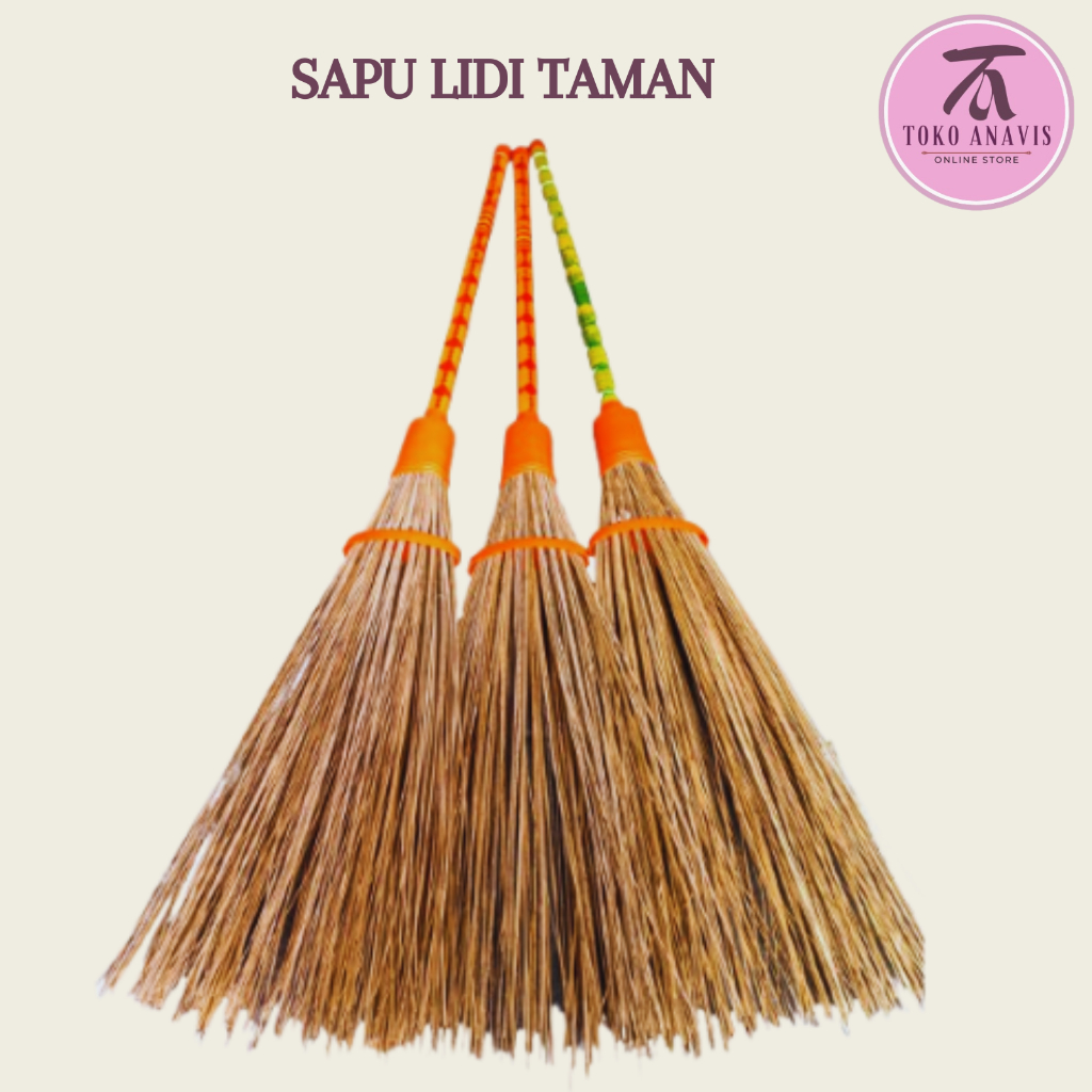 Jual SAPU TAMAN/SAPU LIDI GAGANG PANJANG/SAPU JALAN | Shopee Indonesia