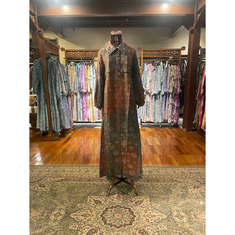 Jual Daisy Dress Batik Abstrak Gamis Maxi Abaya Jumputan By Dian ...