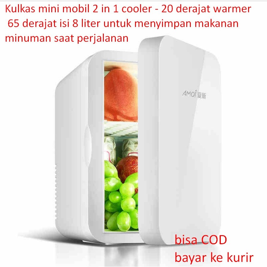 Jual Kulkas mini mobil 2 in 1 cooler - 20 derajat warmer 65 derajat isi ...