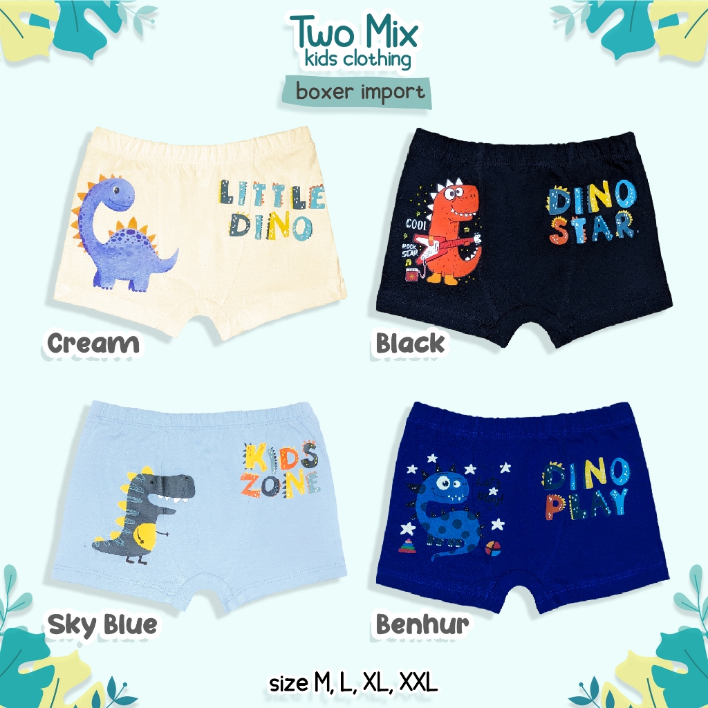Jual Two Mix - Pakaian Dalam Celana Boxer Anak Laki Printing Lucu CD ...