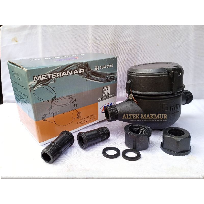 Jual Meteran Air PDAM PVC Ukuran 1/2" 3/4" SNI Merk AMNB Berkualitas ...