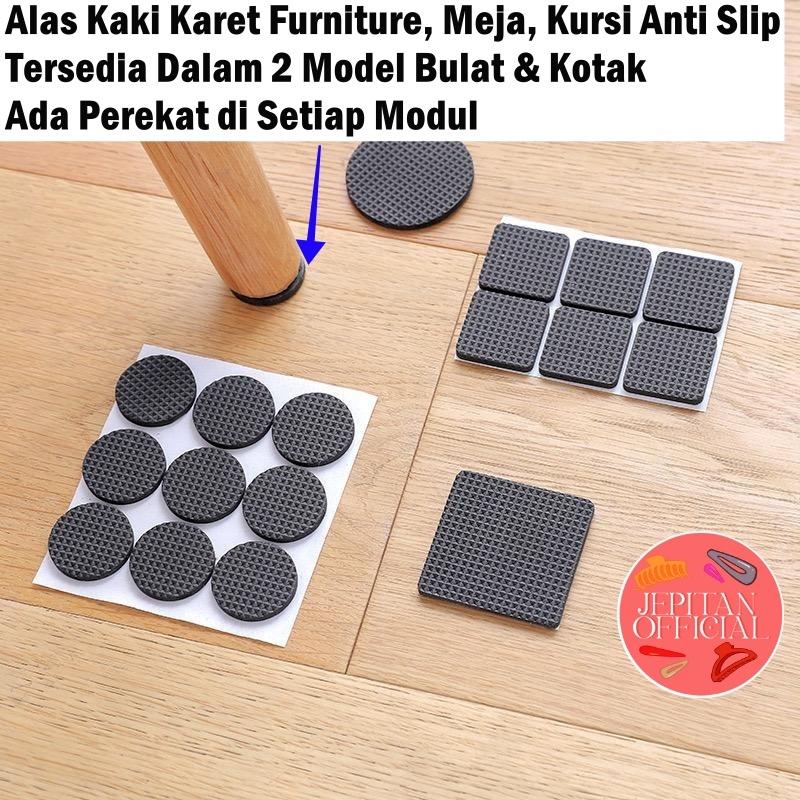 Jual Alas Kaki Karet Furniture Meja Alas Kaki Karet Kursi Anti Slip ...