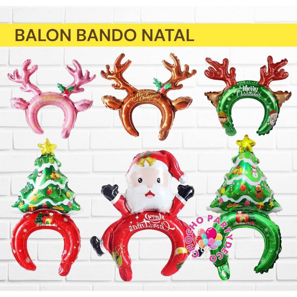 Jual Balon Natal / Balon Merry Christmas / Balon Bando Natal | Shopee ...