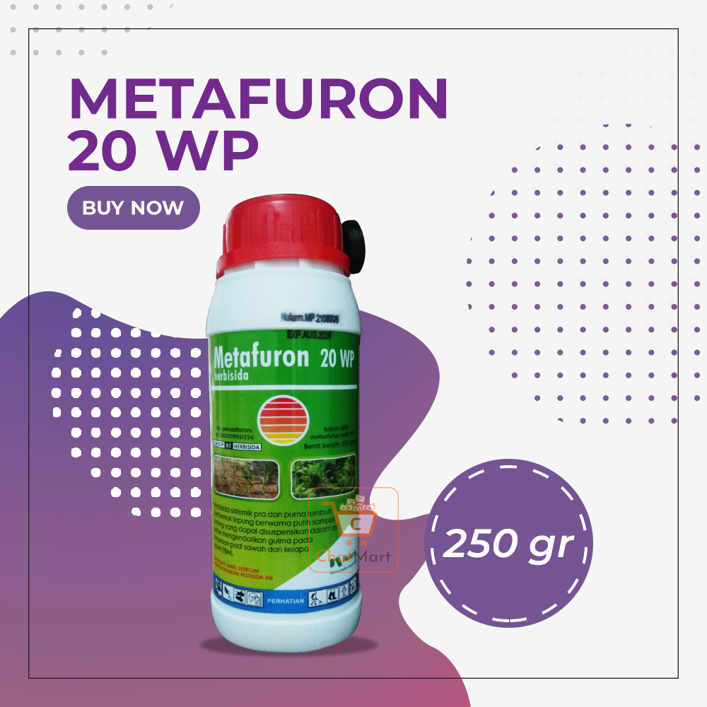 Jual Metafuron 20 WP 250 gram | Herbisida untuk Gulma Berdaun Lebar ...