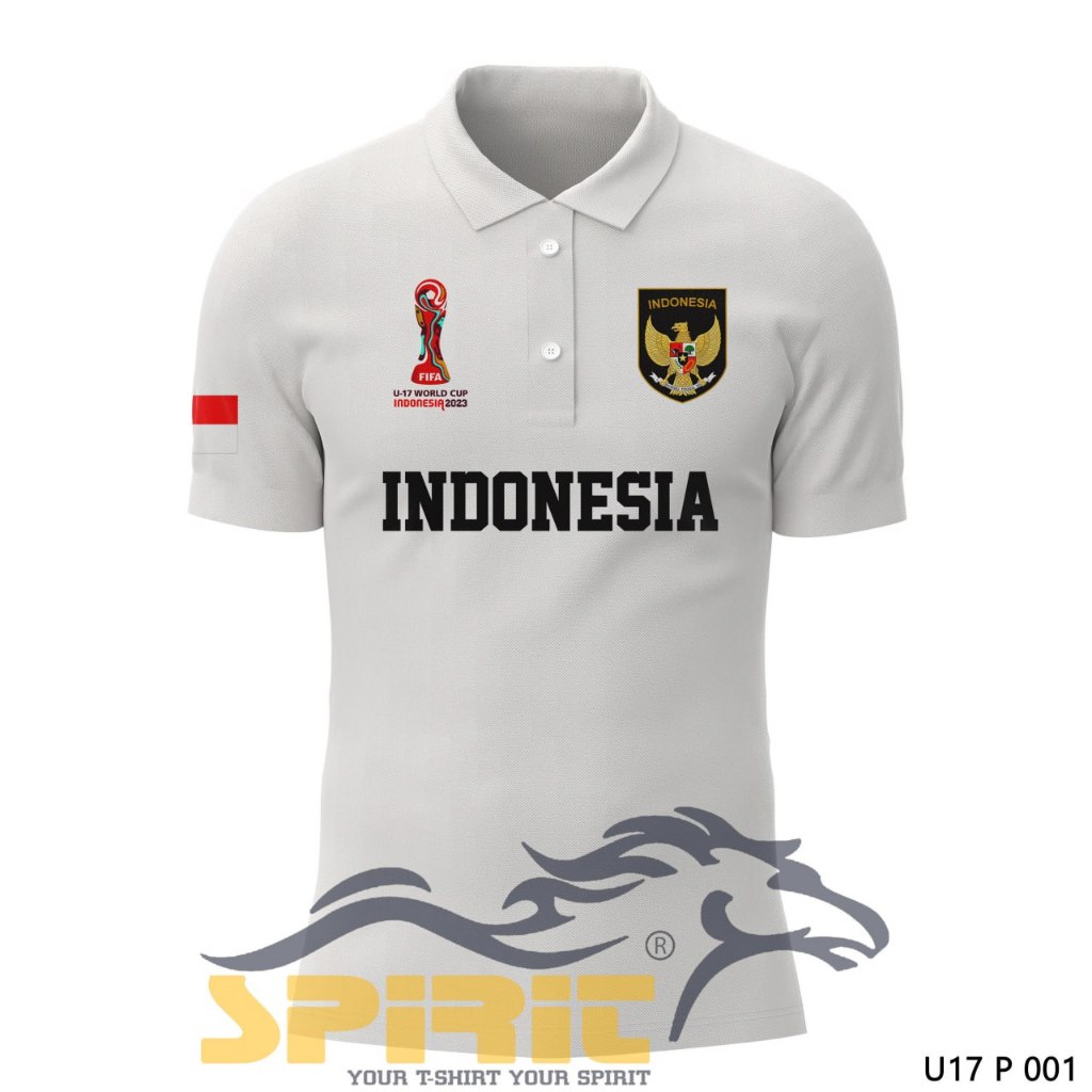 Jual Kaos Polo kerah timnas sepak bola Indonesia Baju Polo Sepak Bola ...