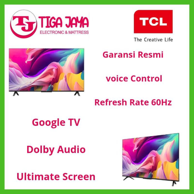 Jual TCL 43A50 LED TV 43 INCH 4K UHD GOOGLE TV 43 A50 | Shopee Indonesia