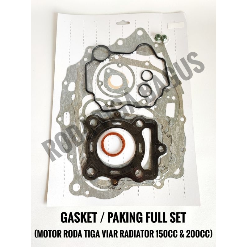 Jual Gasket / Paking Full Set - motor roda tiga Viar Radiator 150cc & 200cc | Shopee Indonesia