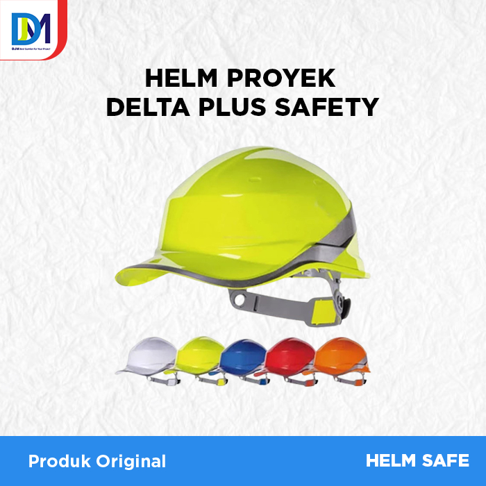 Jual Helm Proyek Delta Plus + Fastrac Safety Produk Original | Shopee ...