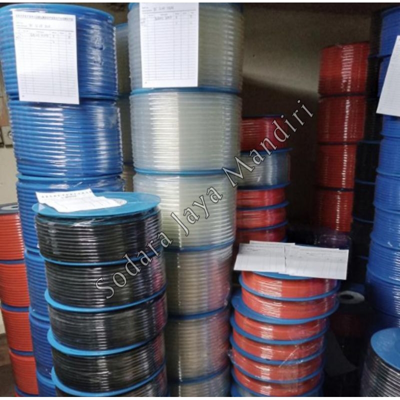 Jual Selang Angin Pneumatic PU 8 x 5mm / 6 x 4 mm | Shopee Indonesia