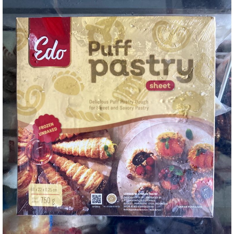 Jual Edo Puff Pastry Sheet 750 Gram | Shopee Indonesia