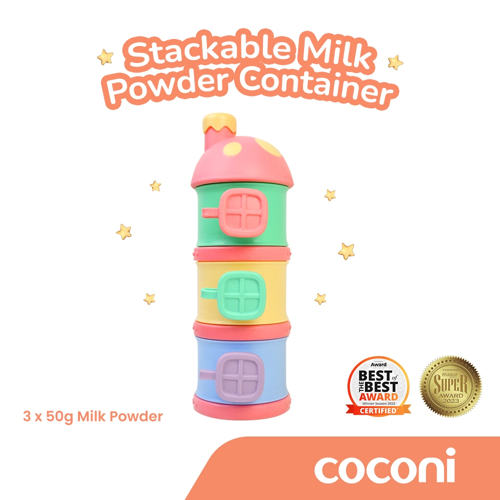 Jual COCONI Stackable Milk Powder Container | Tempat Susu / Snack Anak ...