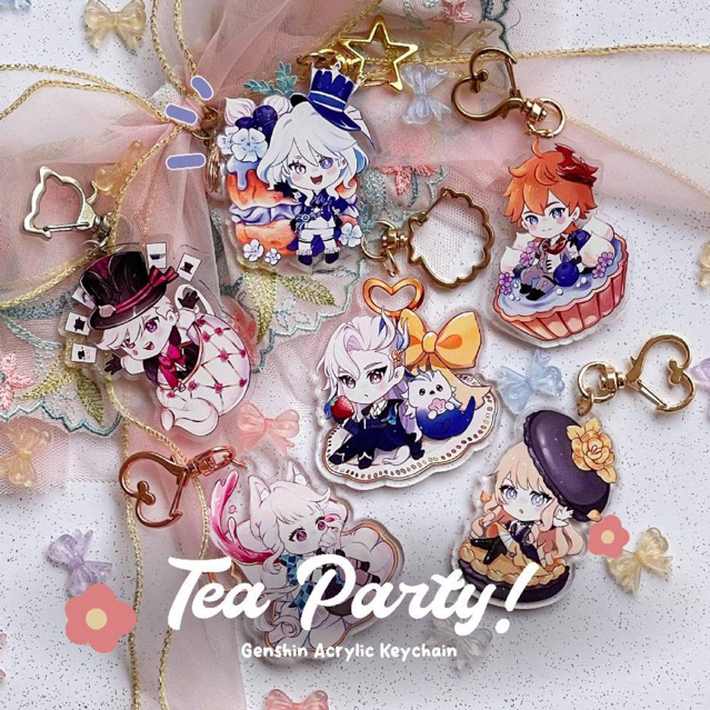 Jual Genshin - TEA PARTY (Fontaine ver) | Art by Lenpacca | Shopee ...