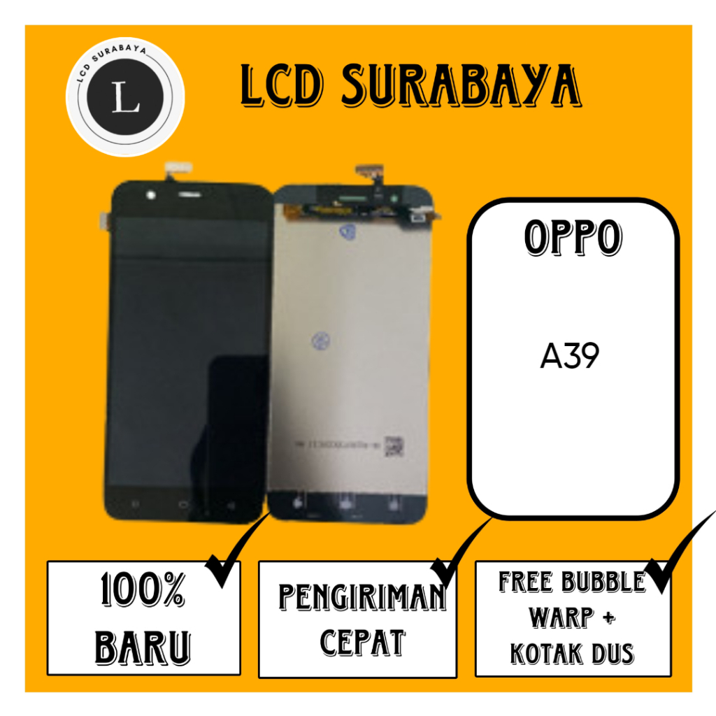 Jual LCD OPPO A39 COMPLETE ORIGINAL TOUCHSCREEN | Shopee Indonesia