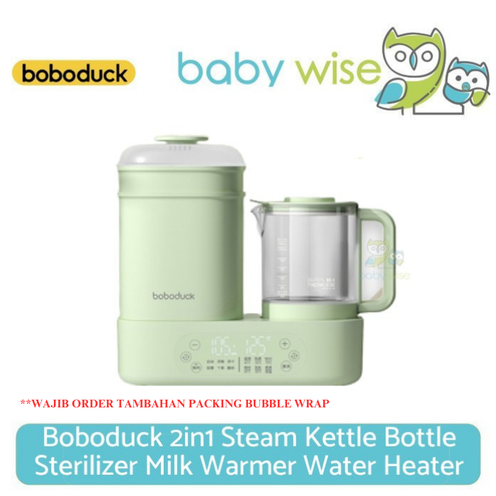 Jual Boboduck 2in1 Steam Kettle Bottle Sterilizer Milk Warmer Water ...