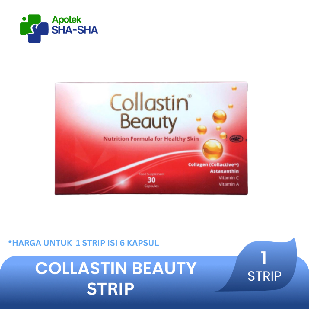 Jual Collastin Beauty 1 Strip (6 Capsul) | Shopee Indonesia